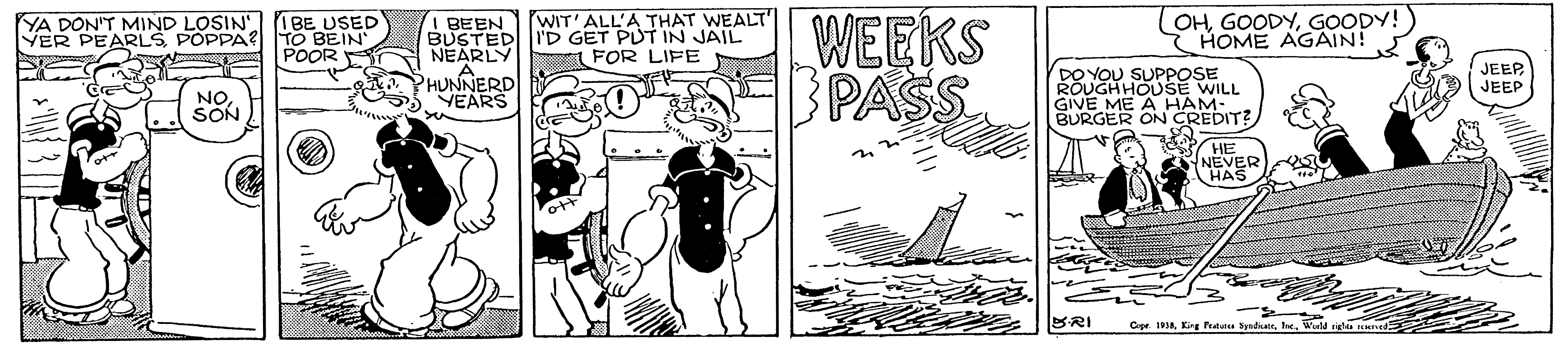 Popeye Comic Strip 1938-05-21 | Comics Kingdom