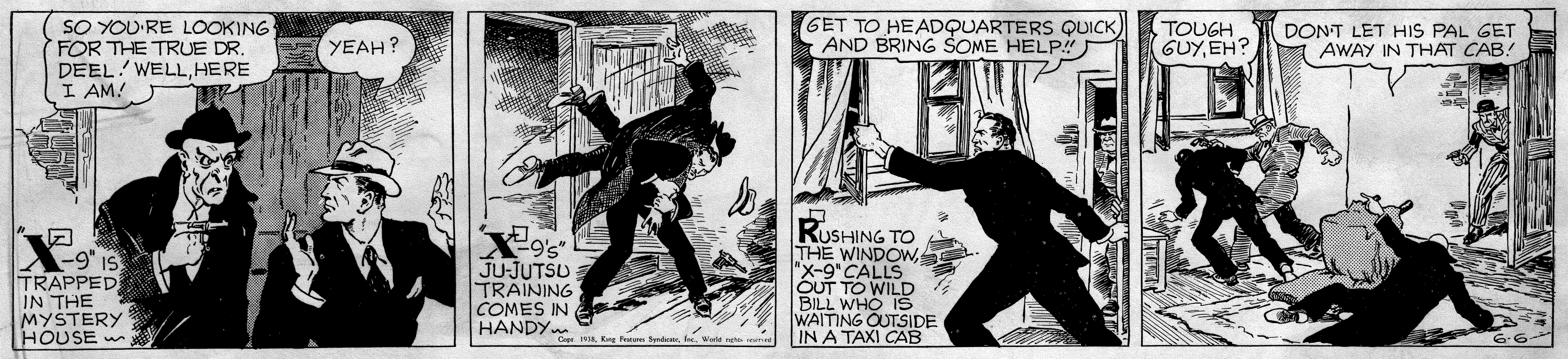 Secret Agent X-9 Comic Strip 1938-06-06 | Comics Kingdom