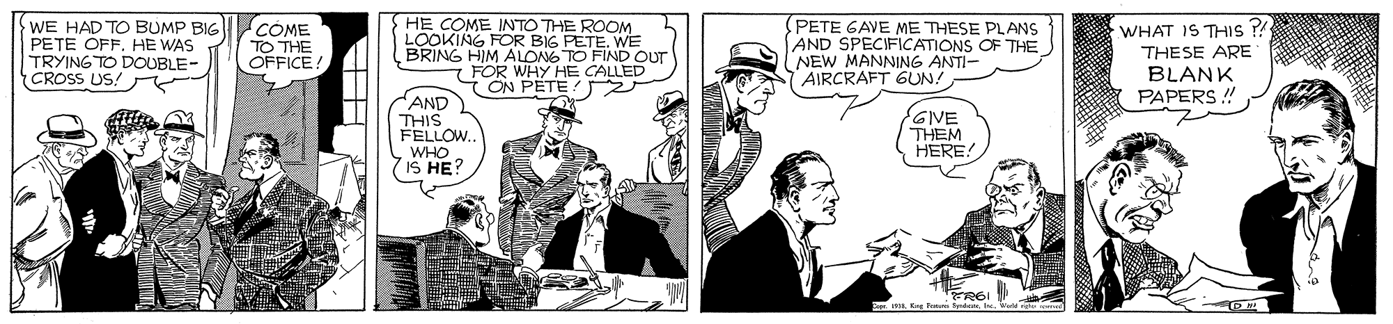 Secret Agent X-9 Comic Strip 1938-07-26 | Comics Kingdom