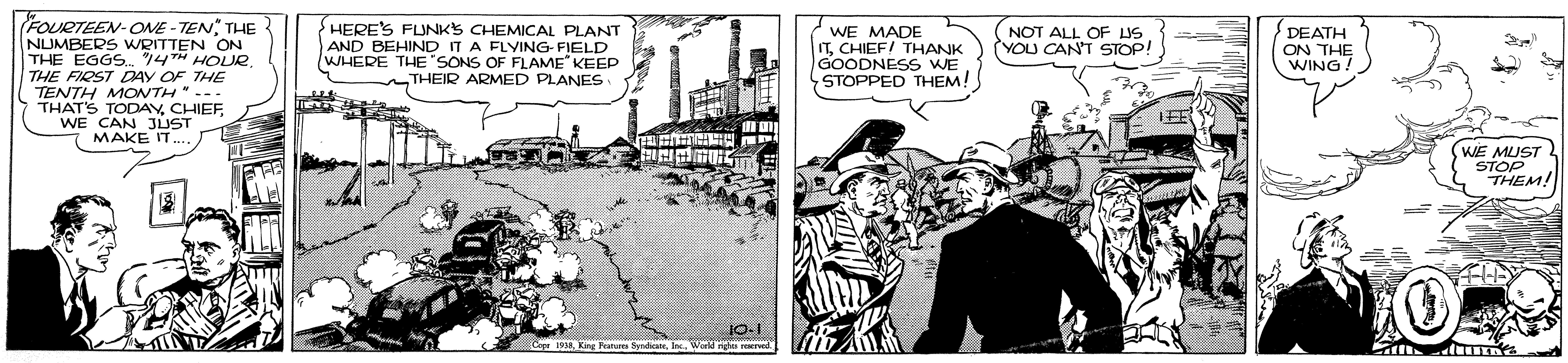 Secret Agent X-9 Comic Strip 1938-10-01 | Comics Kingdom