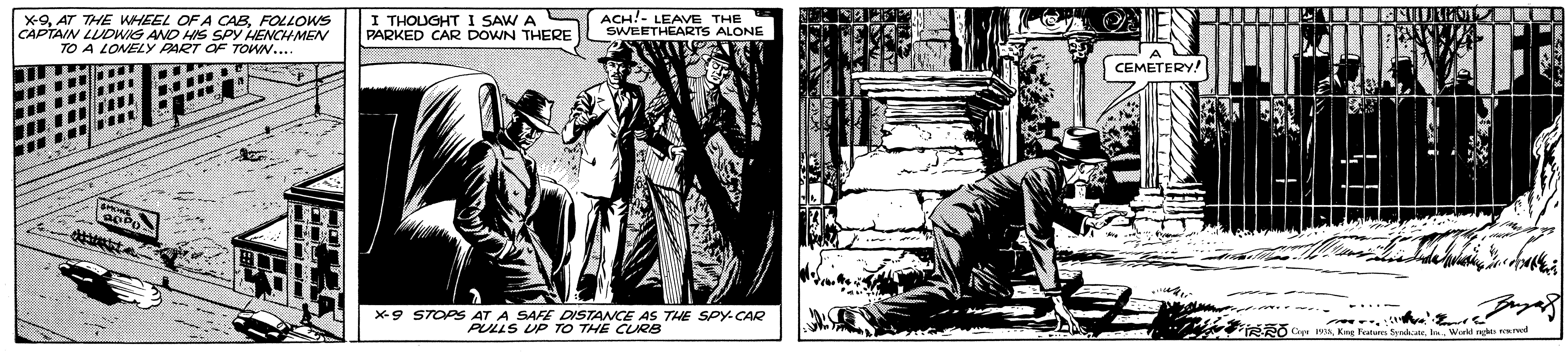 Secret Agent X-9 Comic Strip 1938-12-20 | Comics Kingdom
