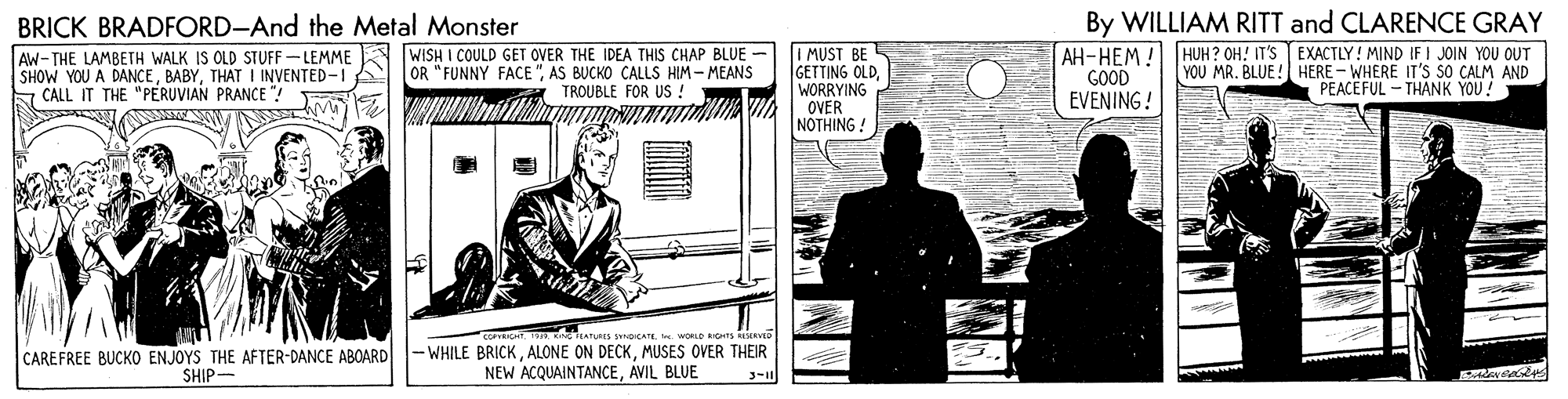 Brick Bradford Comic Strip 1939-03-11 | Comics Kingdom