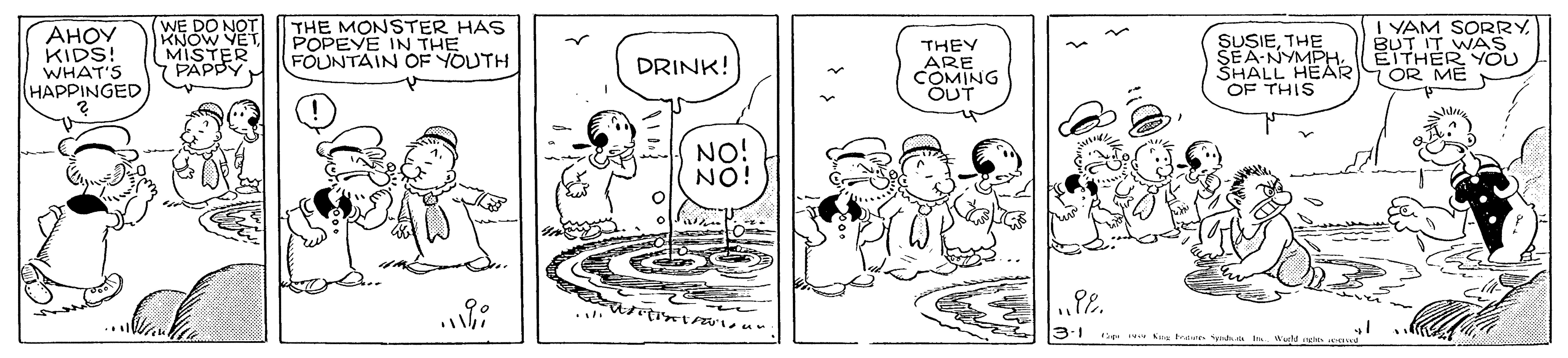 Popeye Comic Strip 1939-03-01 | Comics Kingdom