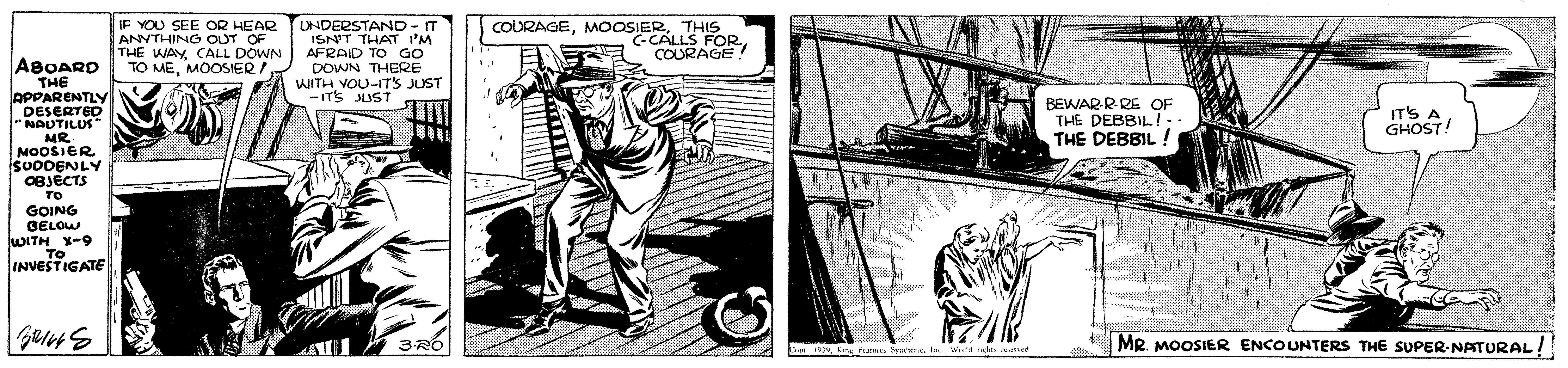 Secret Agent X-9 Comic Strip 1939-03-20 | Comics Kingdom