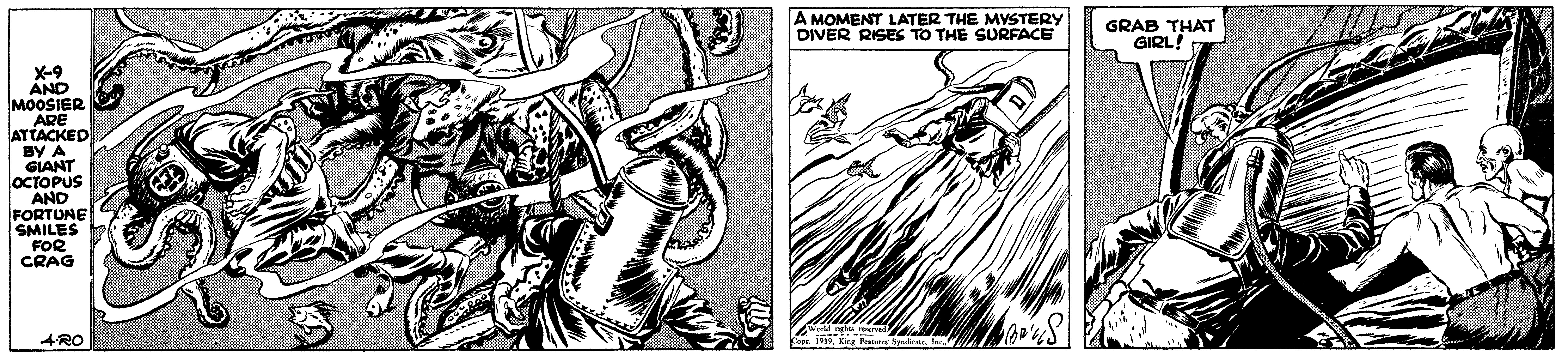 Secret Agent X-9 Comic Strip 1939-04-20 | Comics Kingdom