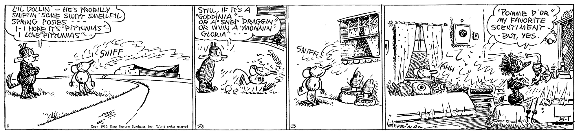 Krazy Kat Comic Strip 1939-05-01 | Comics Kingdom