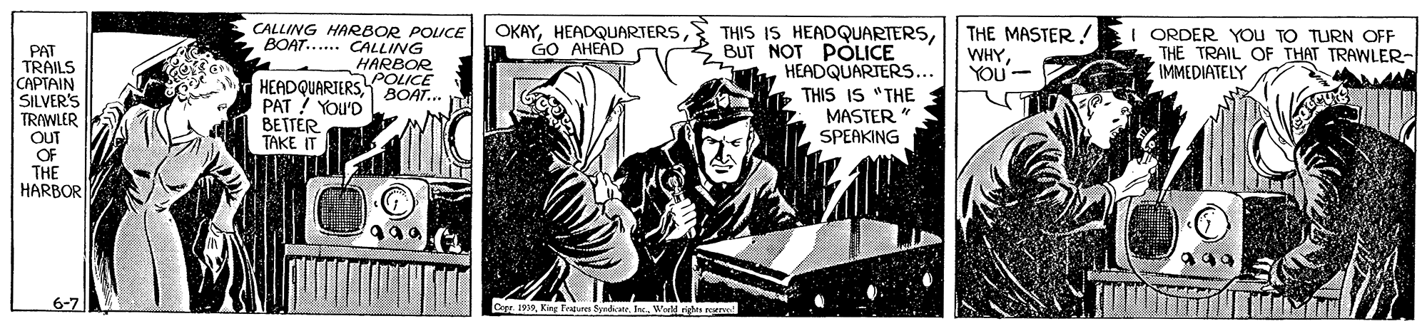 Radio Patrol Comic Strip 1939-06-07 | Comics Kingdom