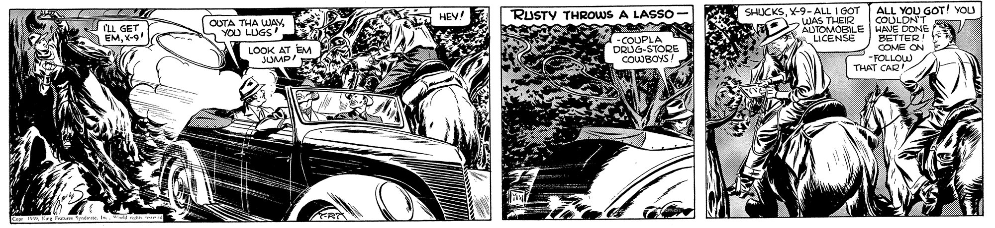 Secret Agent X-9 Comic Strip 1939-07-27 | Comics Kingdom