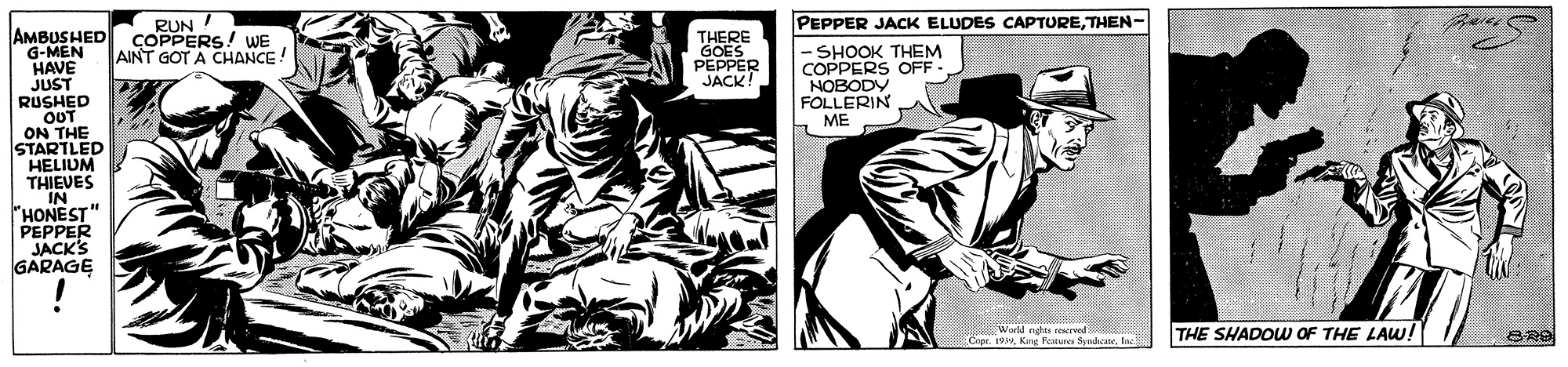Secret Agent X-9 Comic Strip 1939-08-29 | Comics Kingdom