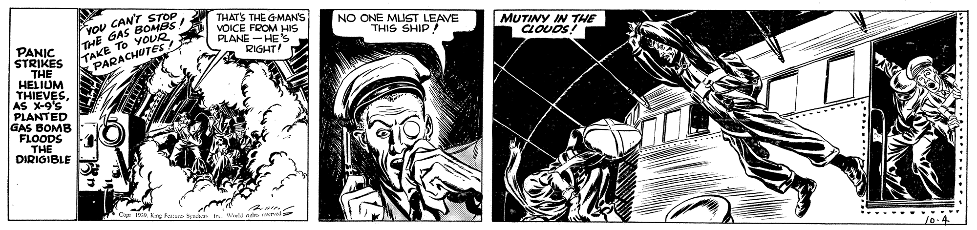 Secret Agent X 9 Comic Strip 1939 10 04 Comics Kingdom