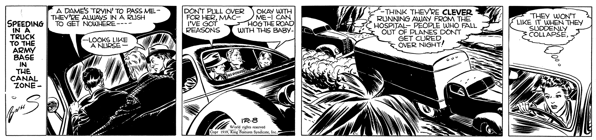 Secret Agent X-9 Comic Strip 1939-12-08 | Comics Kingdom