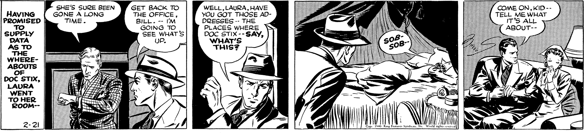 Secret Agent X-9 Comic Strip 1940-02-21 | Comics Kingdom
