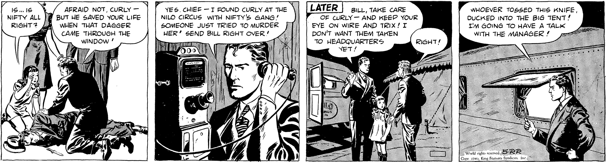 Secret Agent X-9 Comic Strip 1940-05-22 | Comics Kingdom