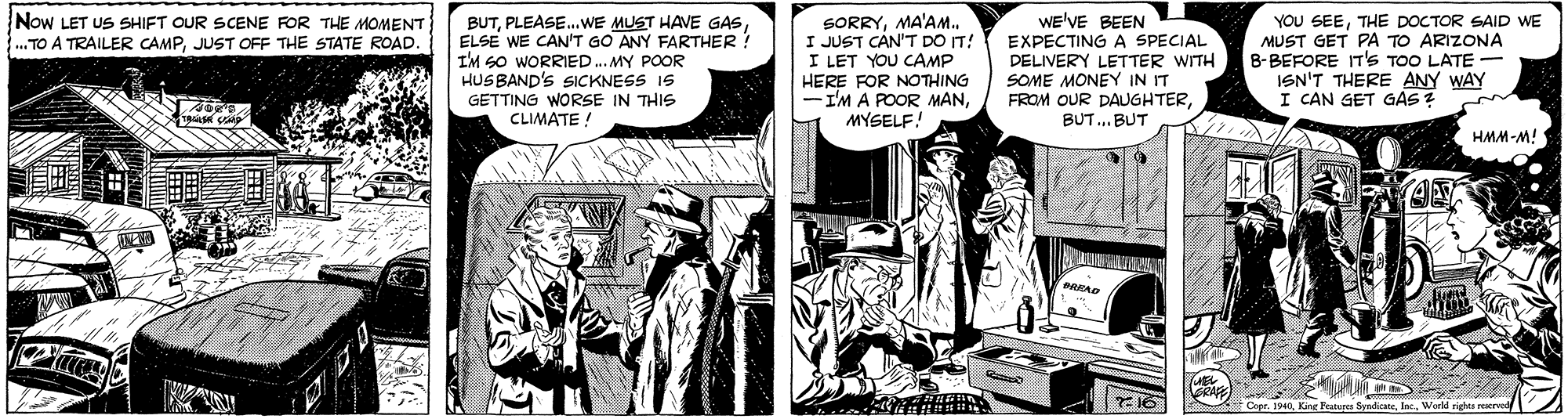 Secret Agent X-9 Comic Strip 1940-07-16 | Comics Kingdom