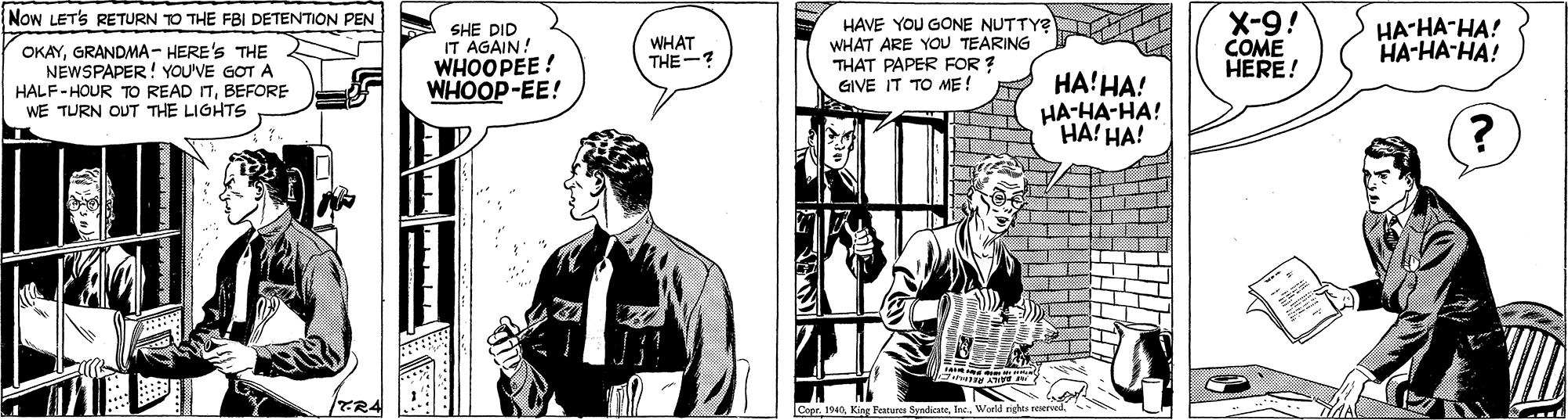 Secret Agent X-9 Comic Strip 1940-07-24 | Comics Kingdom