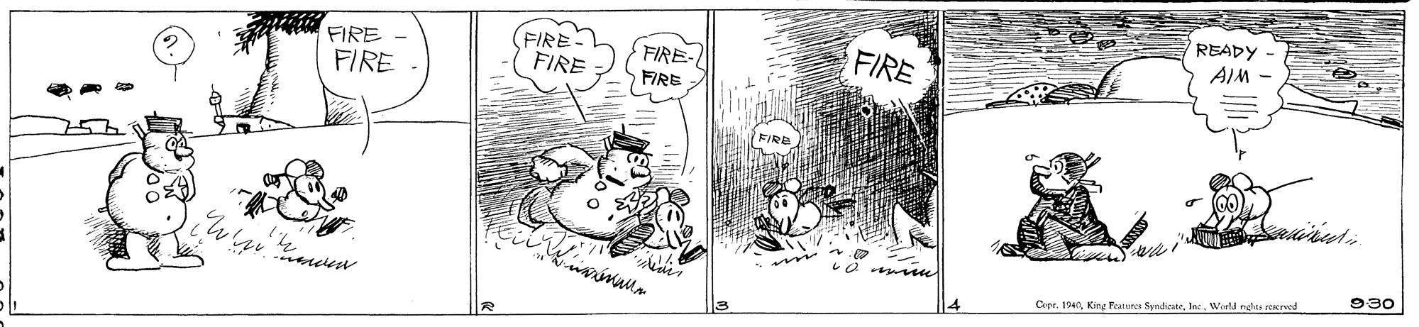 Krazy Kat Comic Strip 1940-09-30 | Comics Kingdom