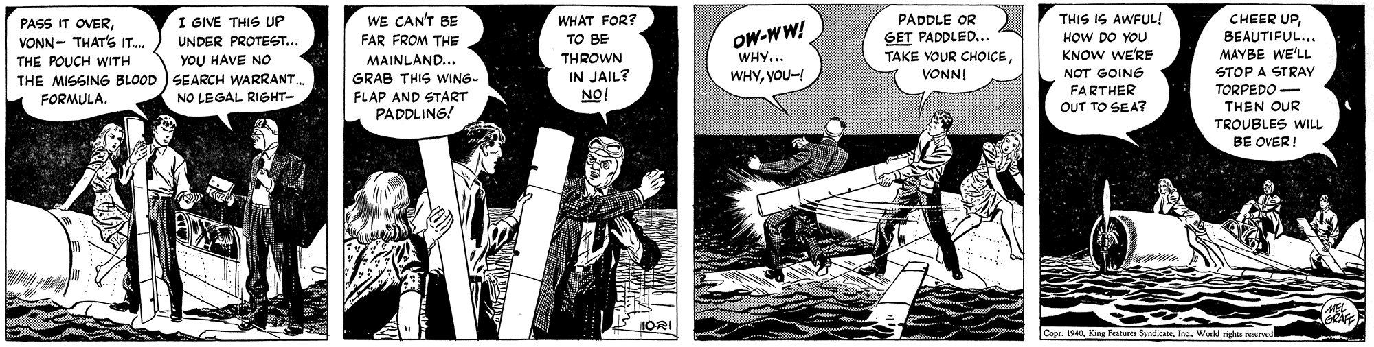 Secret Agent X-9 Comic Strip 1940-10-21 | Comics Kingdom