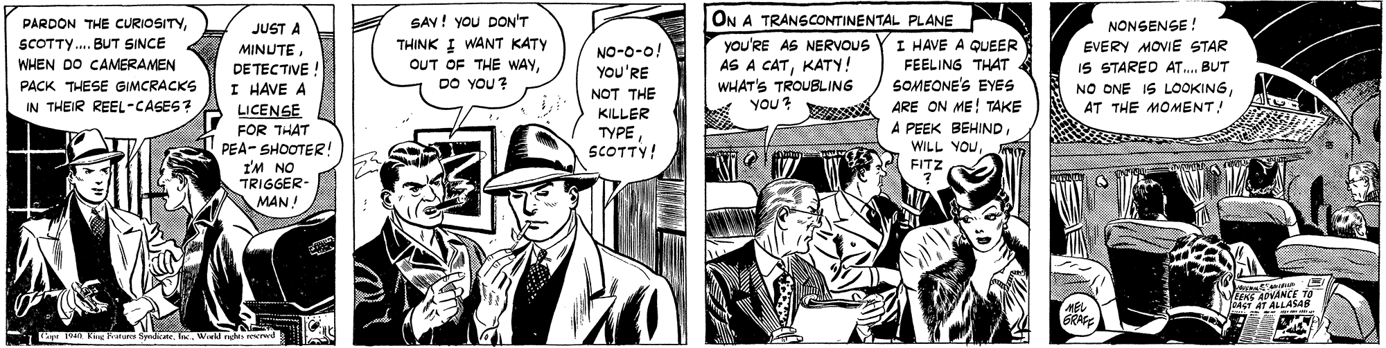 Secret Agent X-9 Comic Strip 1940-12-24 | Comics Kingdom