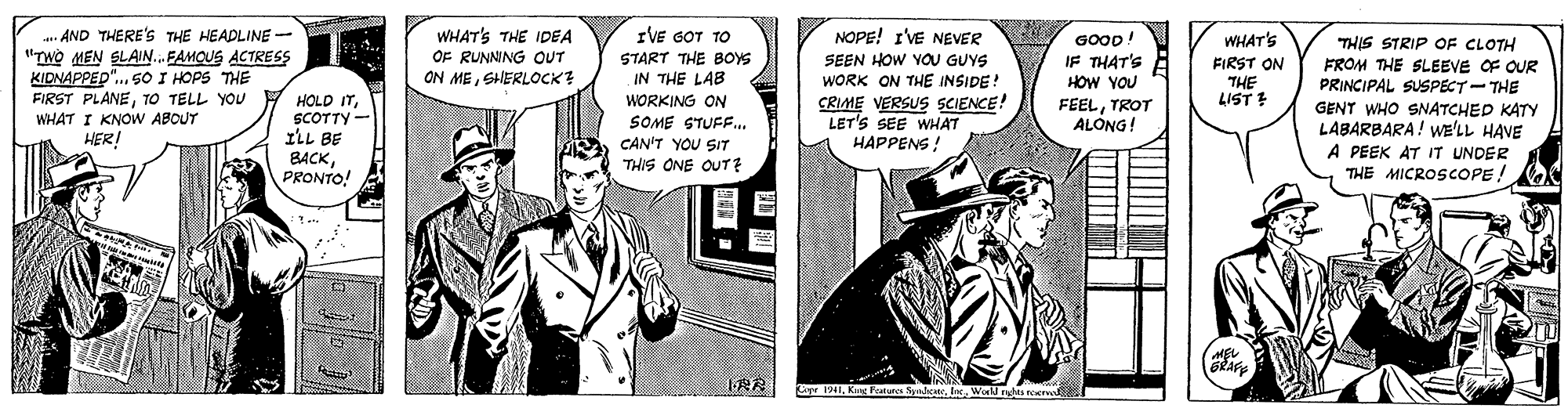 Secret Agent X-9 Comic Strip 1941-01-22 | Comics Kingdom