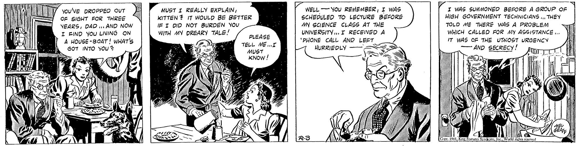 Secret Agent X-9 Comic Strip 1941-02-03 | Comics Kingdom