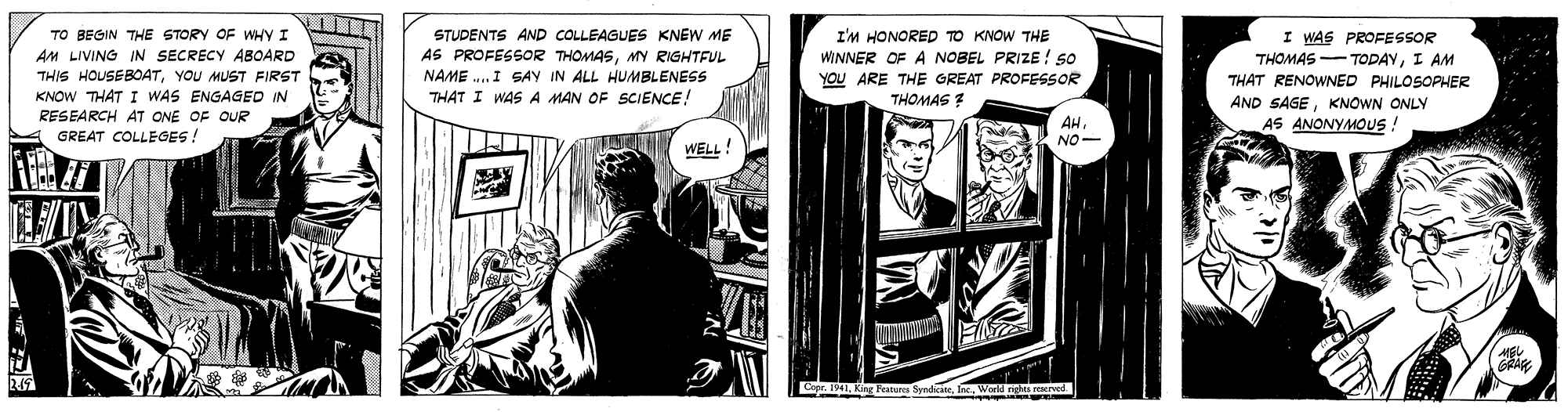Secret Agent X-9 Comic Strip 1941-02-19 | Comics Kingdom