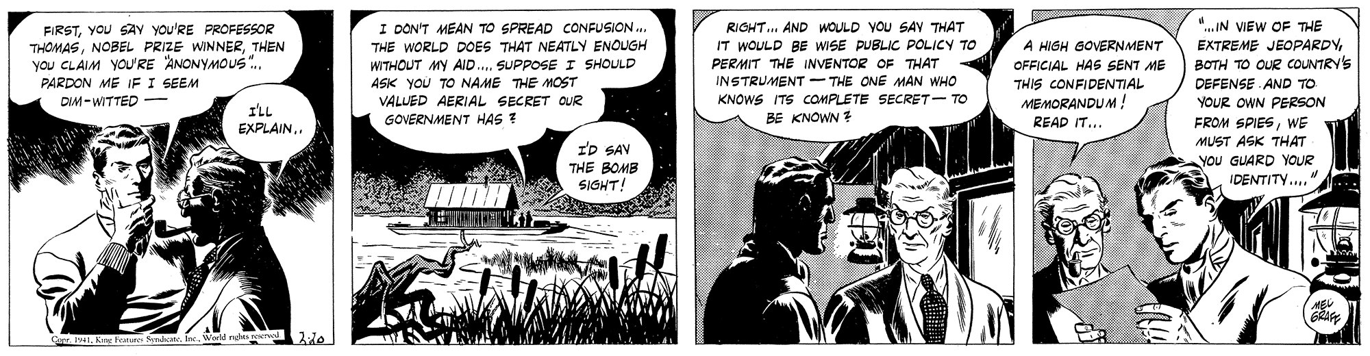 Secret Agent X-9 Comic Strip 1941-02-20 | Comics Kingdom