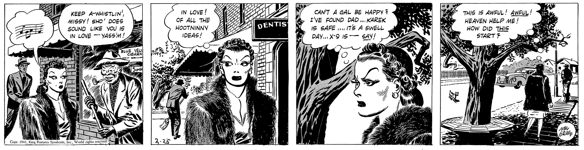 Secret Agent X-9 Comic Strip 1941-02-25 | Comics Kingdom