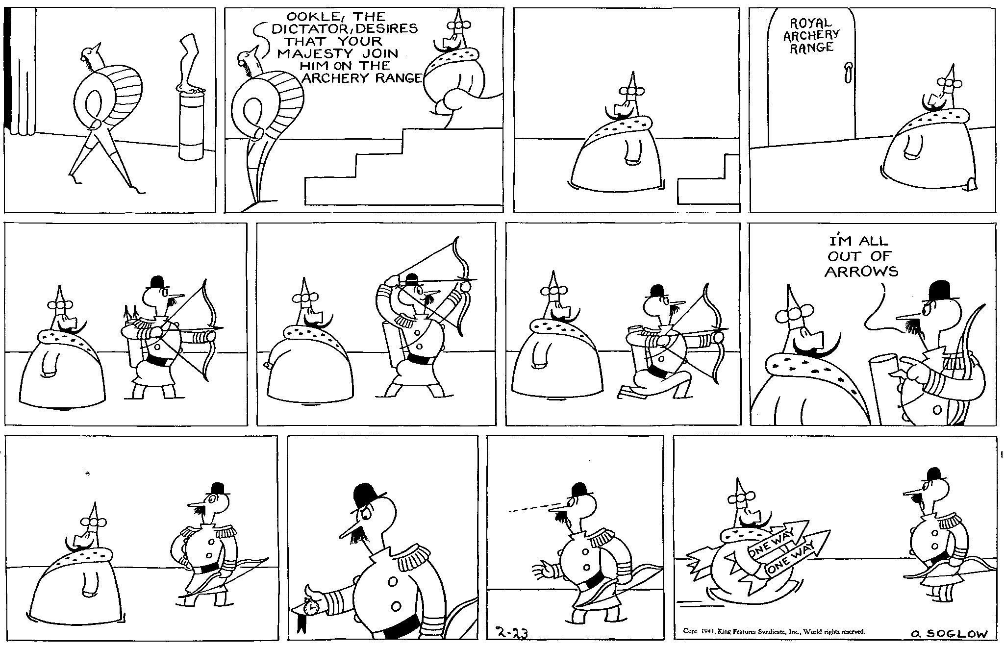 The Little King Comic Strip 1941-02-23 | Comics Kingdom