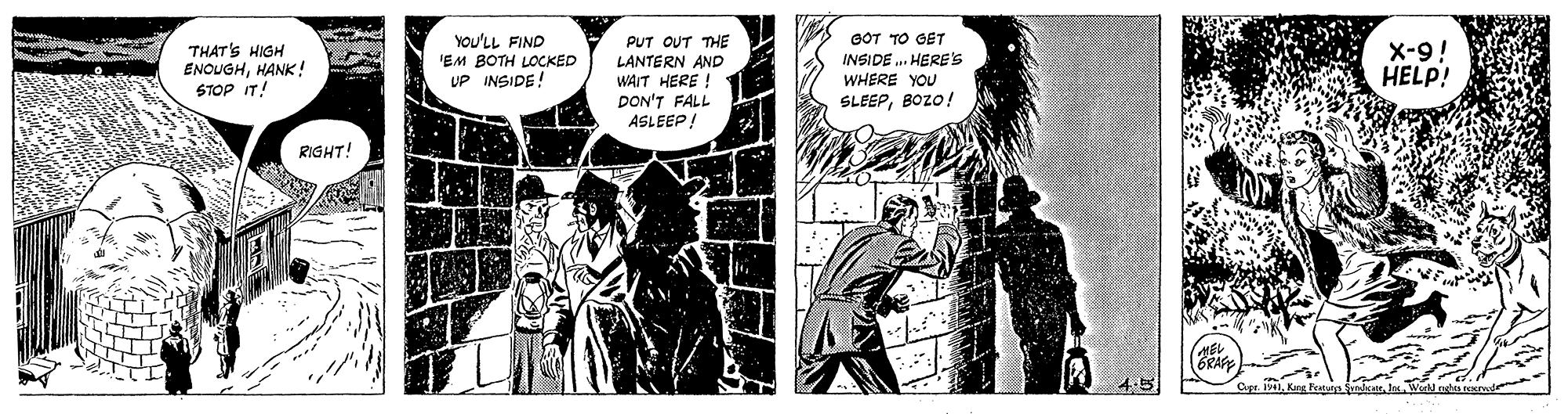 Secret Agent X-9 Comic Strip 1941-04-05 | Comics Kingdom
