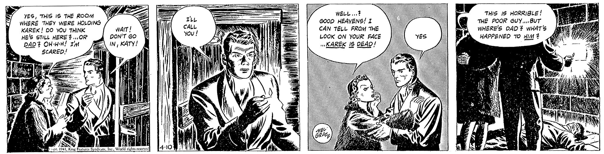 Secret Agent X-9 Comic Strip 1941-04-10 | Comics Kingdom