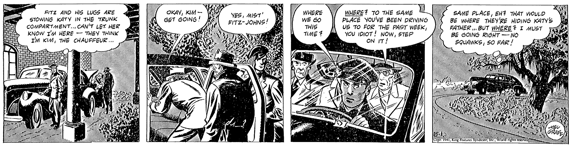 Secret Agent X-9 Comic Strip 1941-05-01 | Comics Kingdom