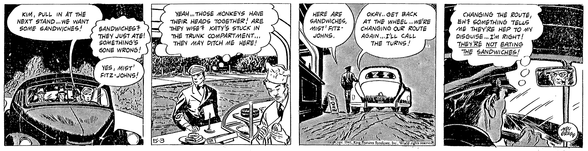 Secret Agent X-9 Comic Strip 1941-05-03 | Comics Kingdom