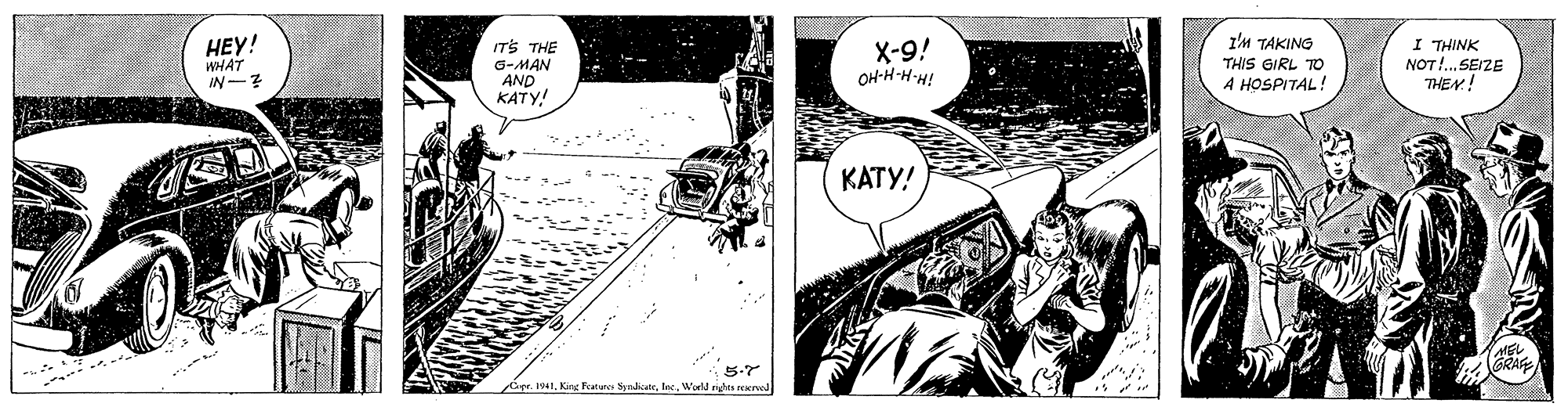 Secret Agent X-9 Comic Strip 1941-05-07 | Comics Kingdom