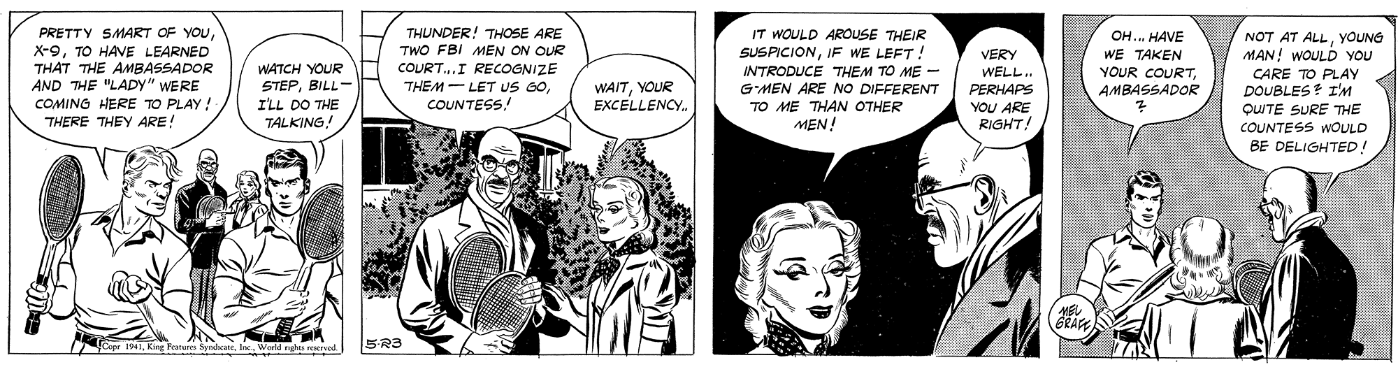 Secret Agent X-9 Comic Strip 1941-05-23 | Comics Kingdom