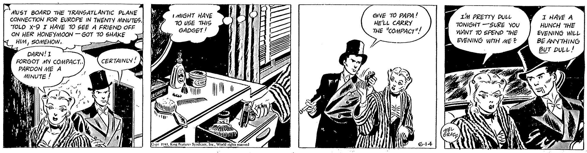 Secret Agent X-9 Comic Strip 1941-06-14 | Comics Kingdom