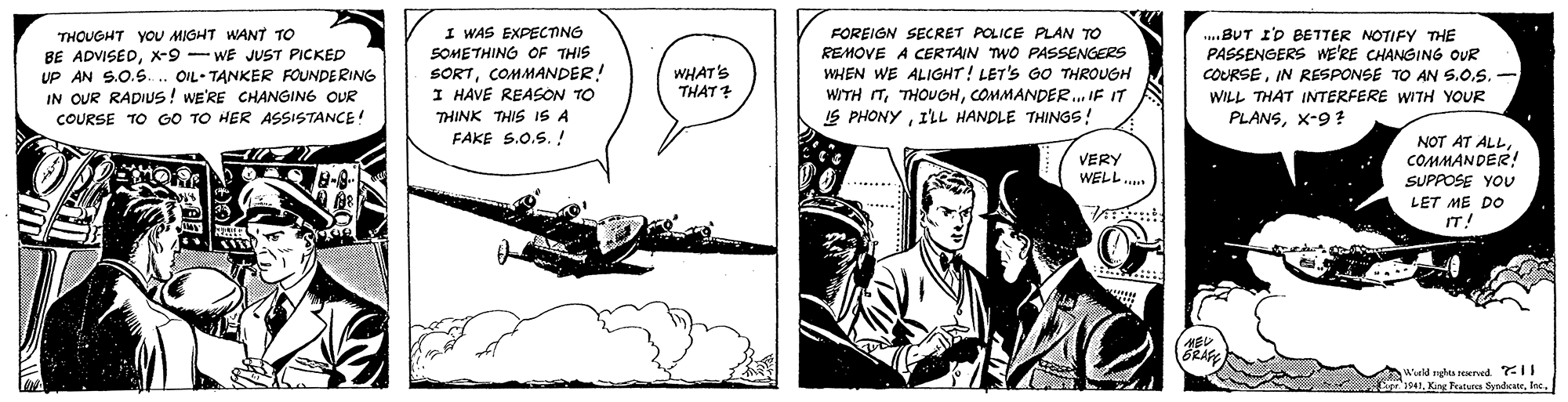 Secret Agent X 9 Comic Strip 1941 07 11 Comics Kingdom