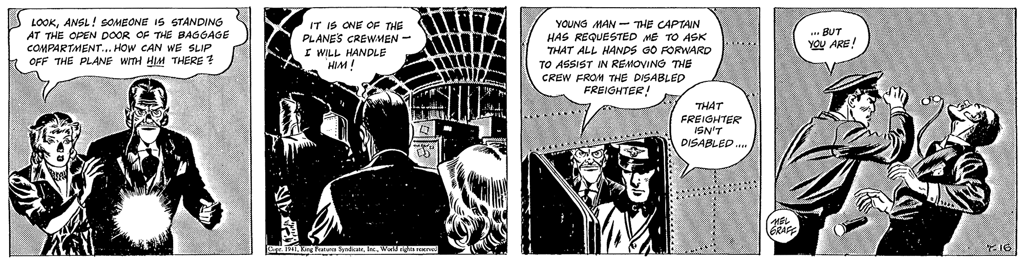 Secret Agent X-9 Comic Strip 1941-07-16 | Comics Kingdom