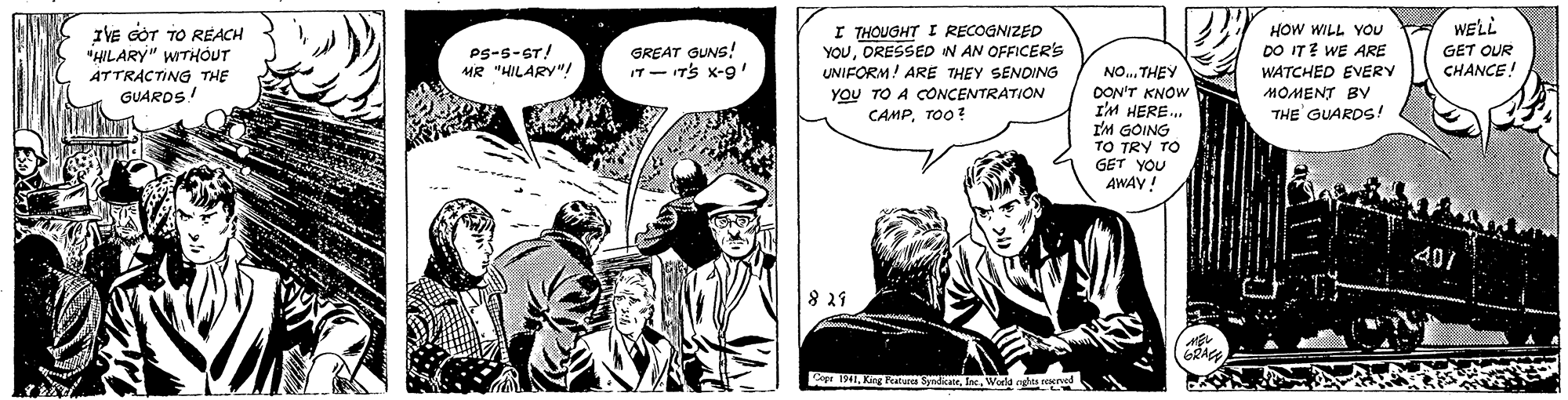 Secret Agent X-9 Comic Strip 1941-08-29 | Comics Kingdom