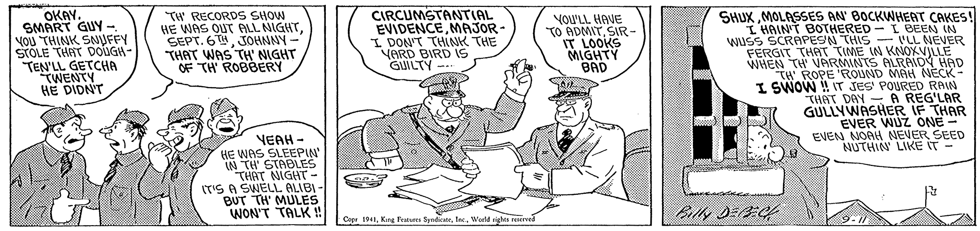 Barney Google And Snuffy Smith Comic Strip 1941-09-11 | Comics Kingdom