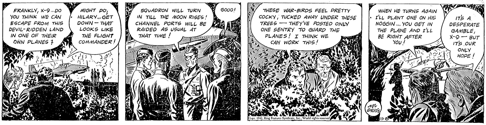 Secret Agent X-9 Comic Strip 1941-09-08 | Comics Kingdom