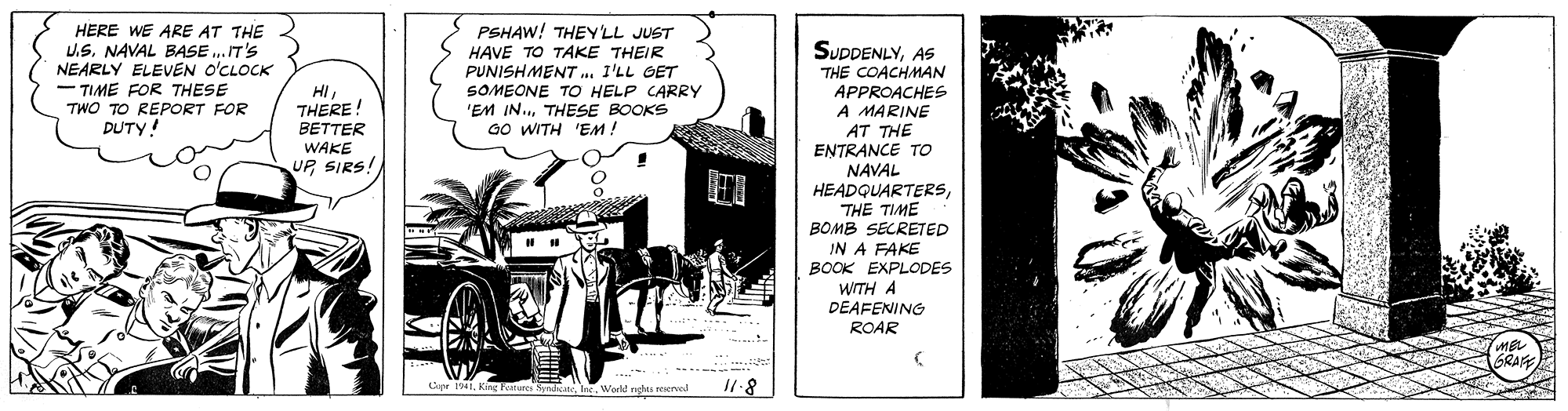 Secret Agent X-9 Comic Strip 1941-11-08 | Comics Kingdom