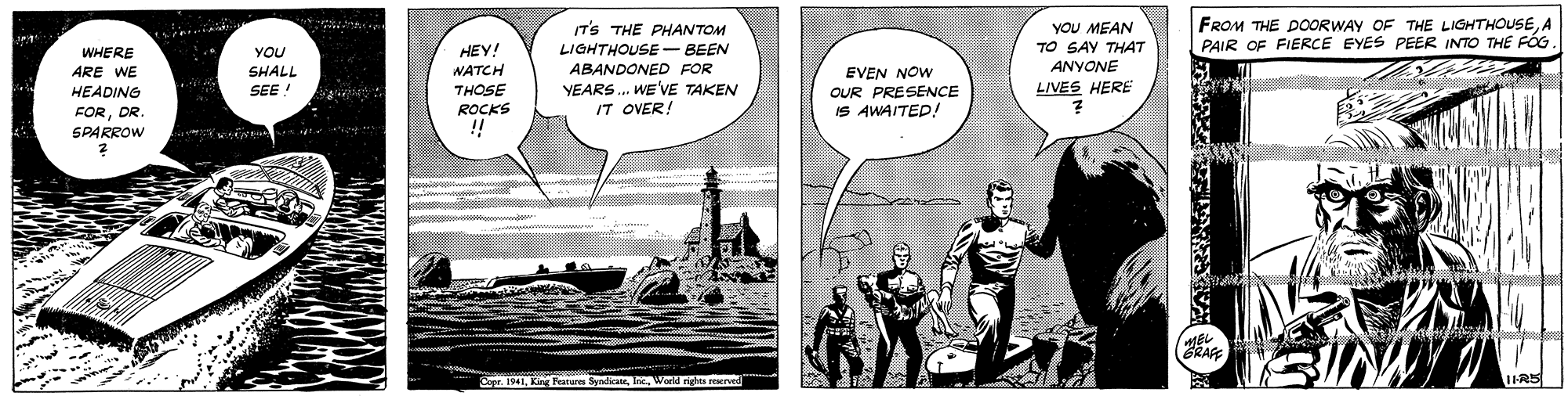 Secret Agent X-9 Comic Strip 1941-11-25 | Comics Kingdom