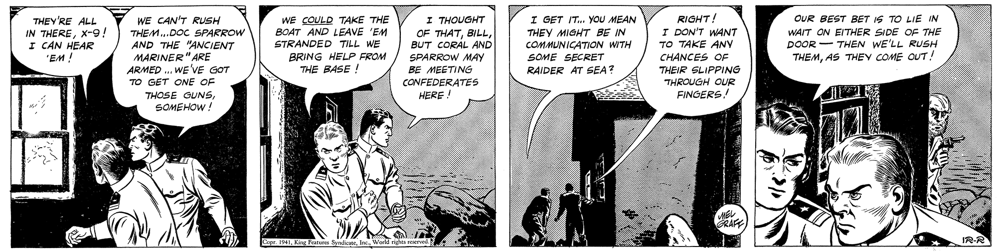 Secret Agent X-9 Comic Strip 1941-12-02 | Comics Kingdom