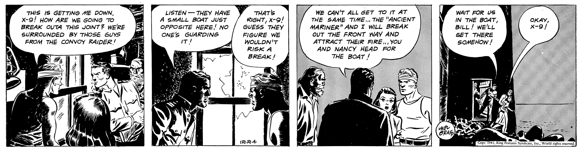 Secret Agent X-9 Comic Strip 1941-12-24 | Comics Kingdom