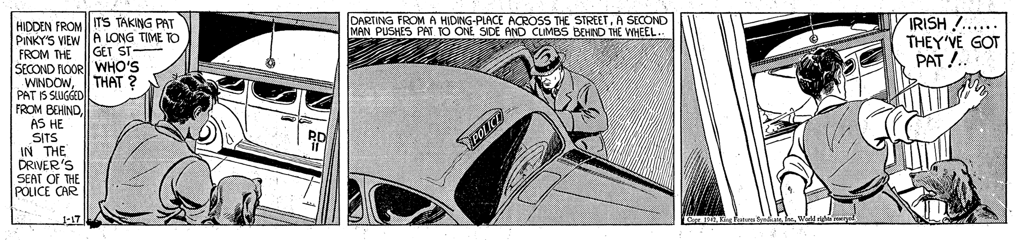 Radio Patrol Comic Strip 1942-01-17 | Comics Kingdom