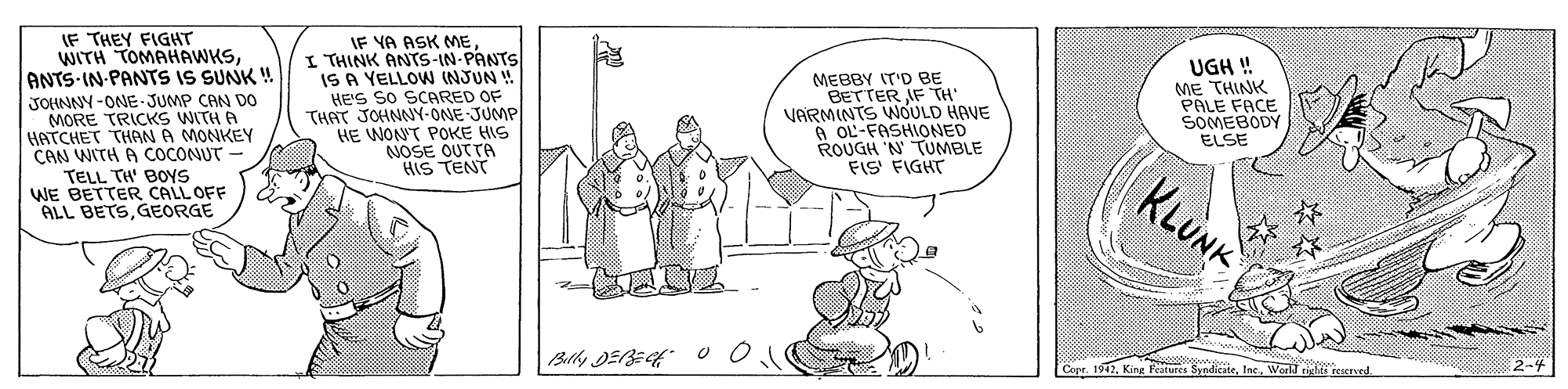 Barney Google And Snuffy Smith Comic Strip 1942-02-04 | Comics Kingdom