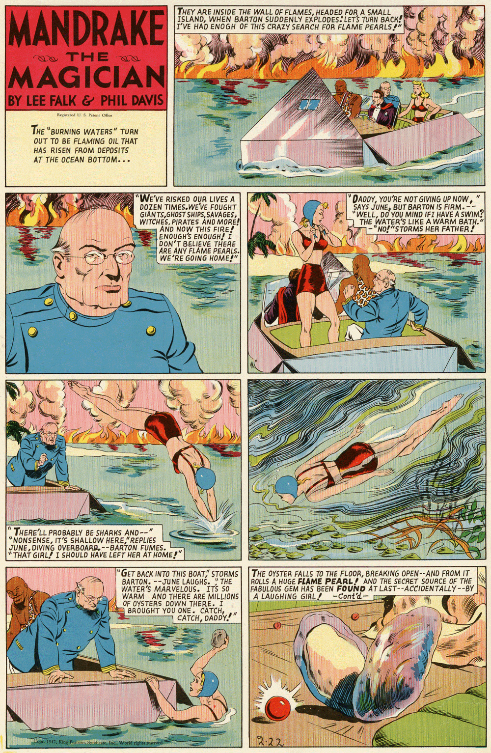 Mandrake The Magician Comic Strip 1942-02-22 | Comics Kingdom
