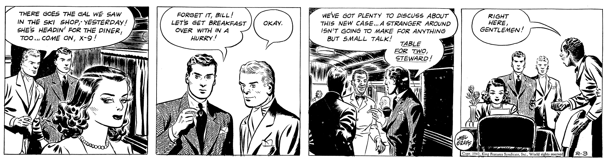 Secret Agent X-9 Comic Strip 1942-02-03 | Comics Kingdom