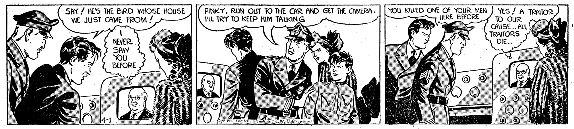 Radio Patrol Comic Strip 1942-04-01 | Comics Kingdom