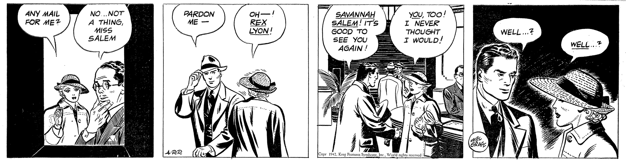 Secret Agent X-9 Comic Strip 1942-04-22 | Comics Kingdom